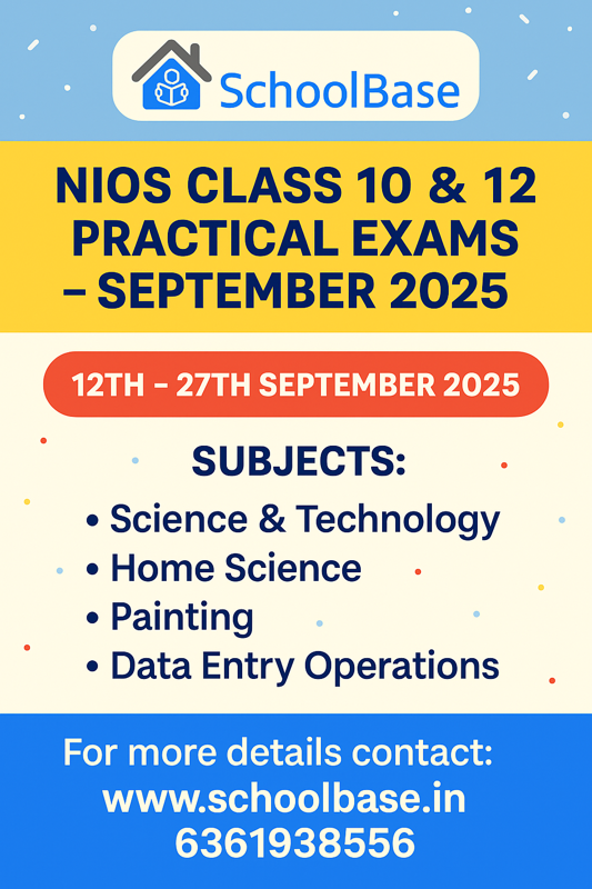 NIOS Class 10 Practical Experiments